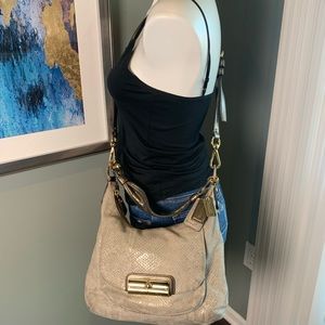 Coach | Bags | Coach Kristin Python Embossed Leather Hobo Bag | Poshmark